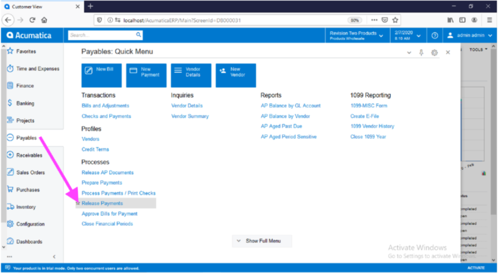 Acumatica Tips & Tricks: Resolving AP Check Printing Issues – NexVue ...