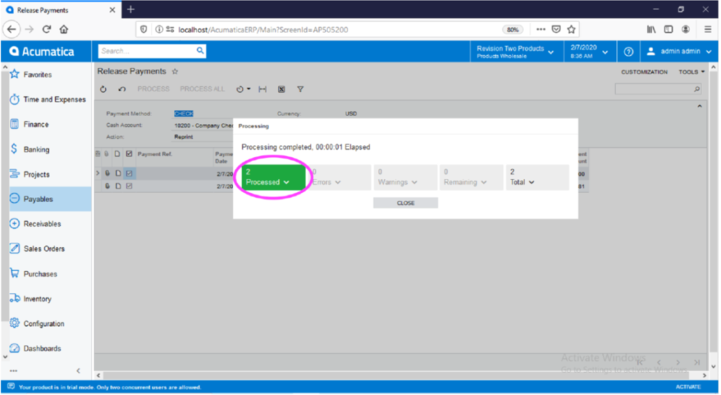 Acumatica Tips And Tricks Resolving Ap Check Printing Issues Nexvue Now Net At Work