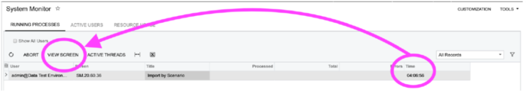 Acumatica Tips And Tricks Interrupted Import Scenario Nexvue Now Net At Work