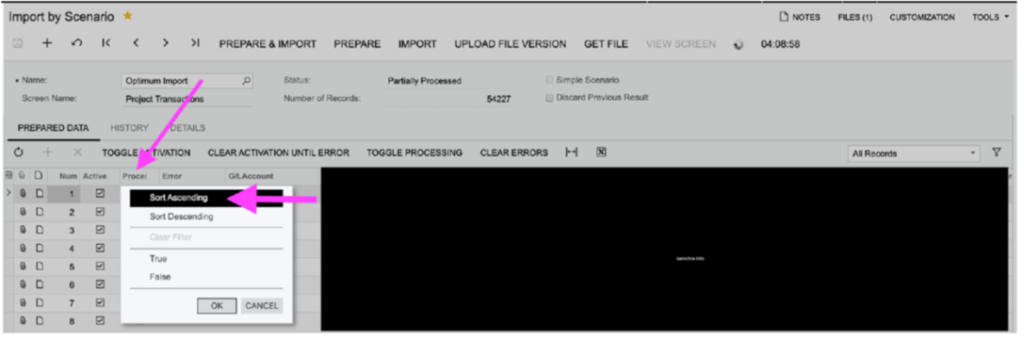 Acumatica Tips And Tricks Interrupted Import Scenario Nexvue Now Net At Work